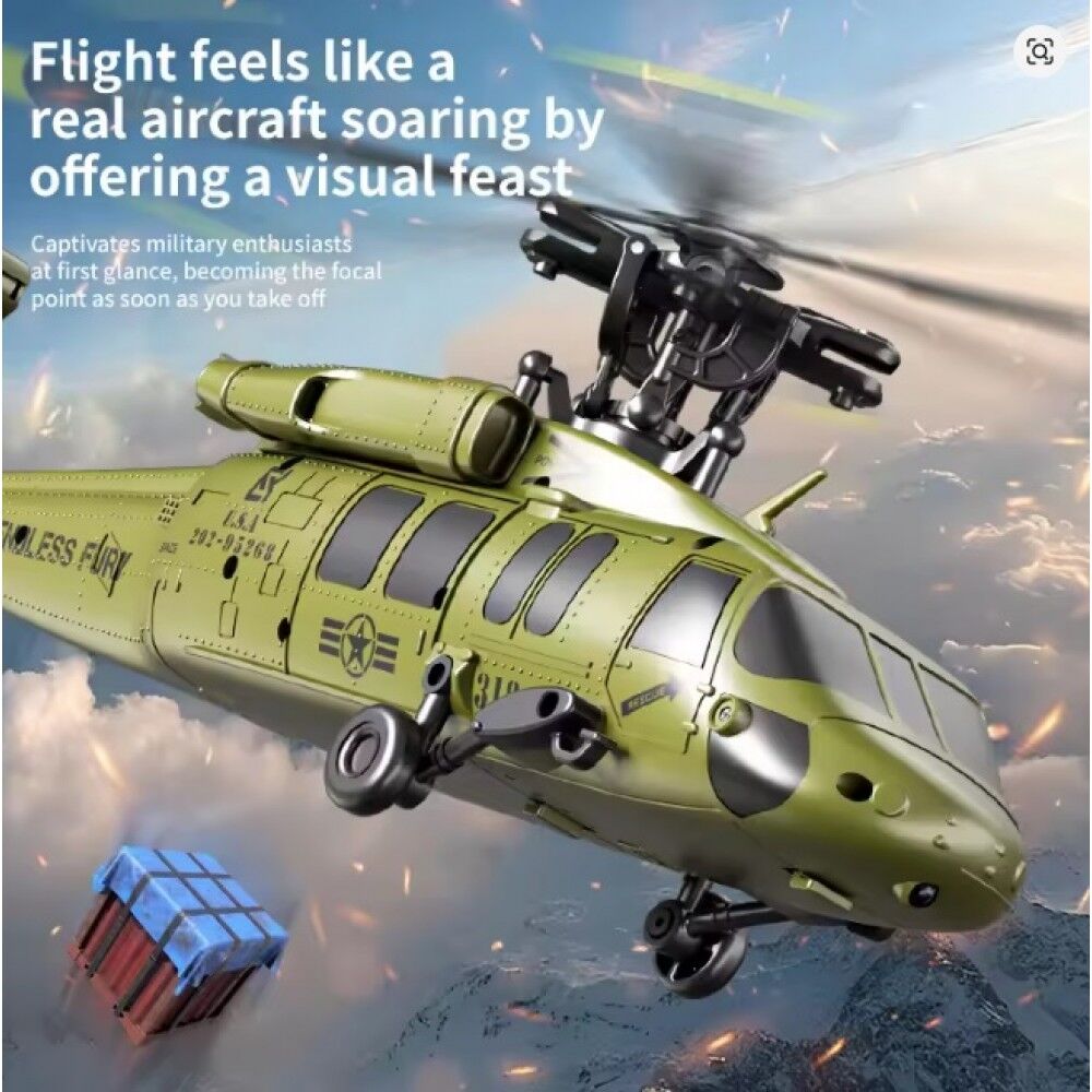 JJRC U9901 RC Helicopter 6CH Brushless Inverted Flight Stunt Remote-Control Helicopter with ...